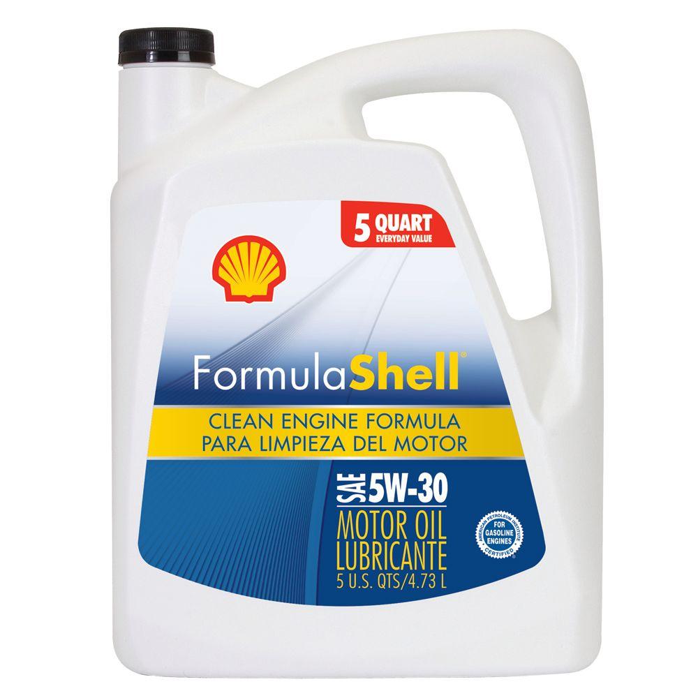 Formula Shell 5W30 160 Fl Oz Motor Oil 550022698 The Home Depot