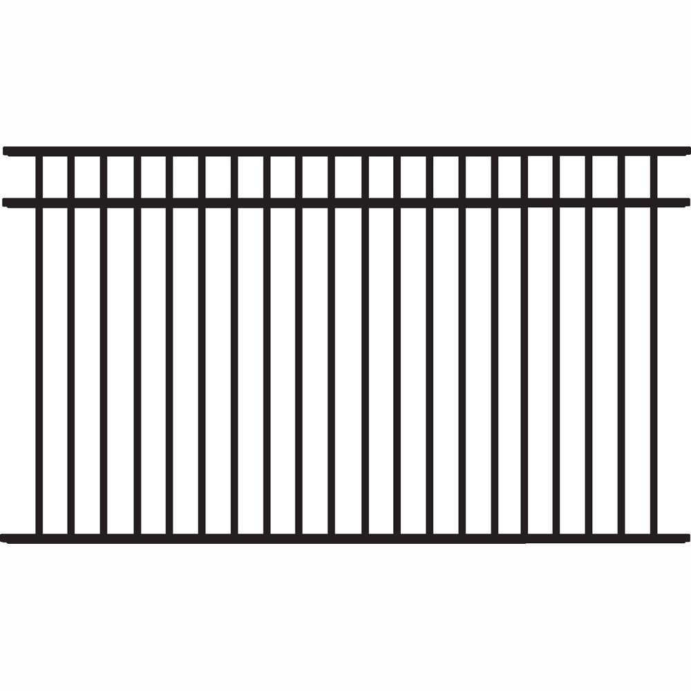 TuffBilt Natural Reflections Standard-Duty 6 ft. H x 6 ft. W Black ...