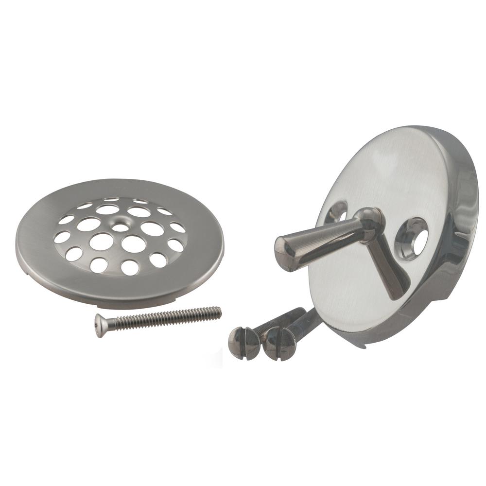 Westbrass Beehive Grid Tub Trim Grate with Trip Lever Faceplate in ...