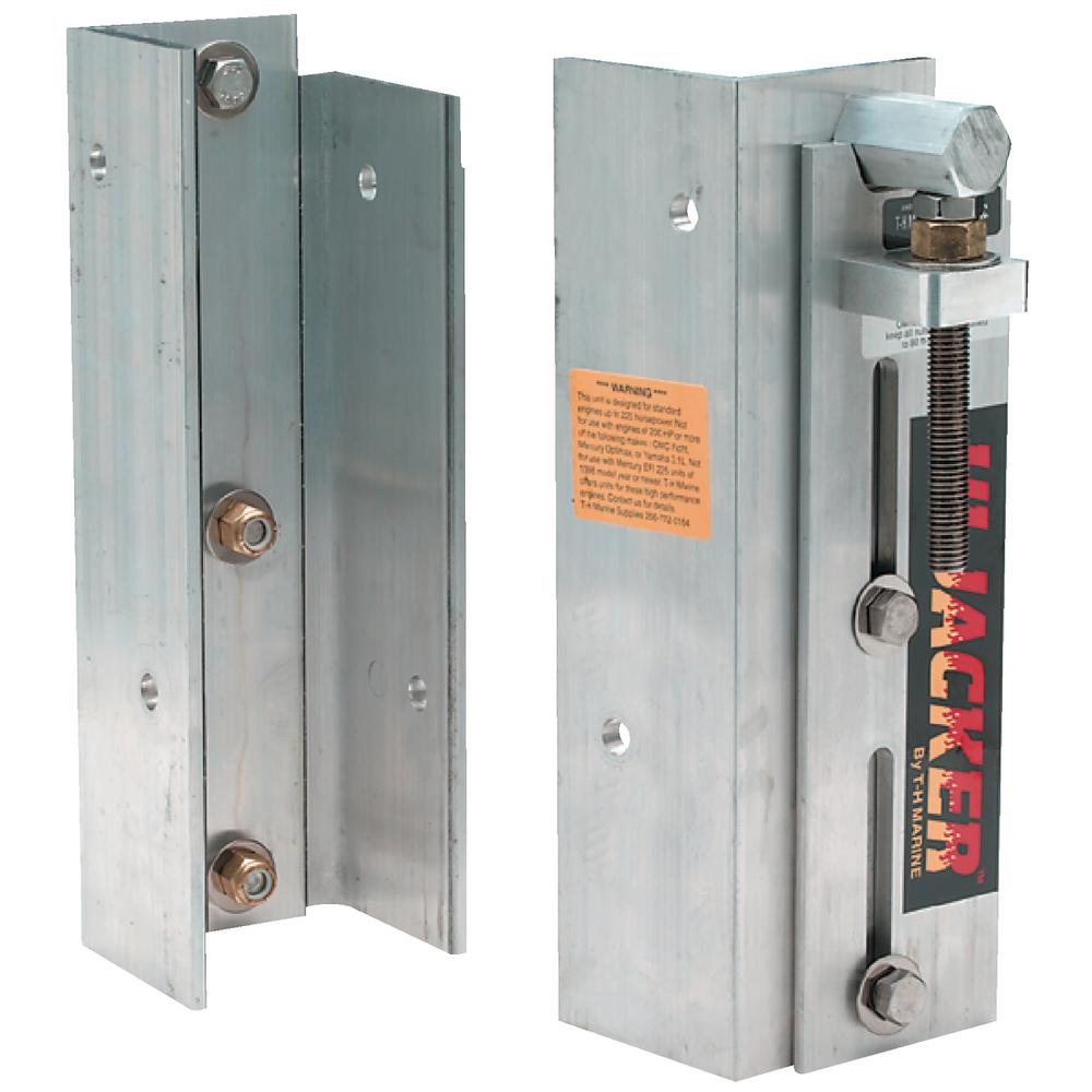T-H Marine Hi - Jacker Jack Plate with 6 in. Setback For Outboards Up ...
