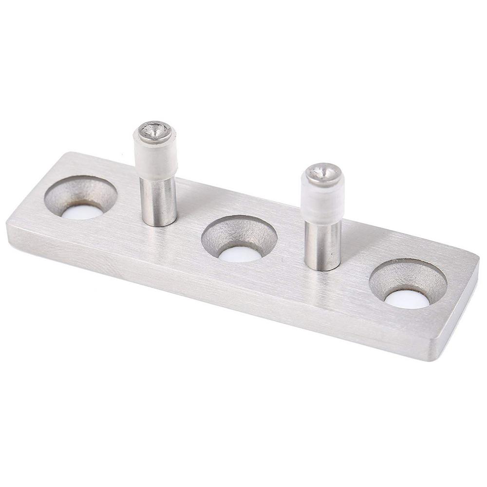 CALHOME Stainless Steel Wooden Barn Sliding Door Floor Guide Hardware ...