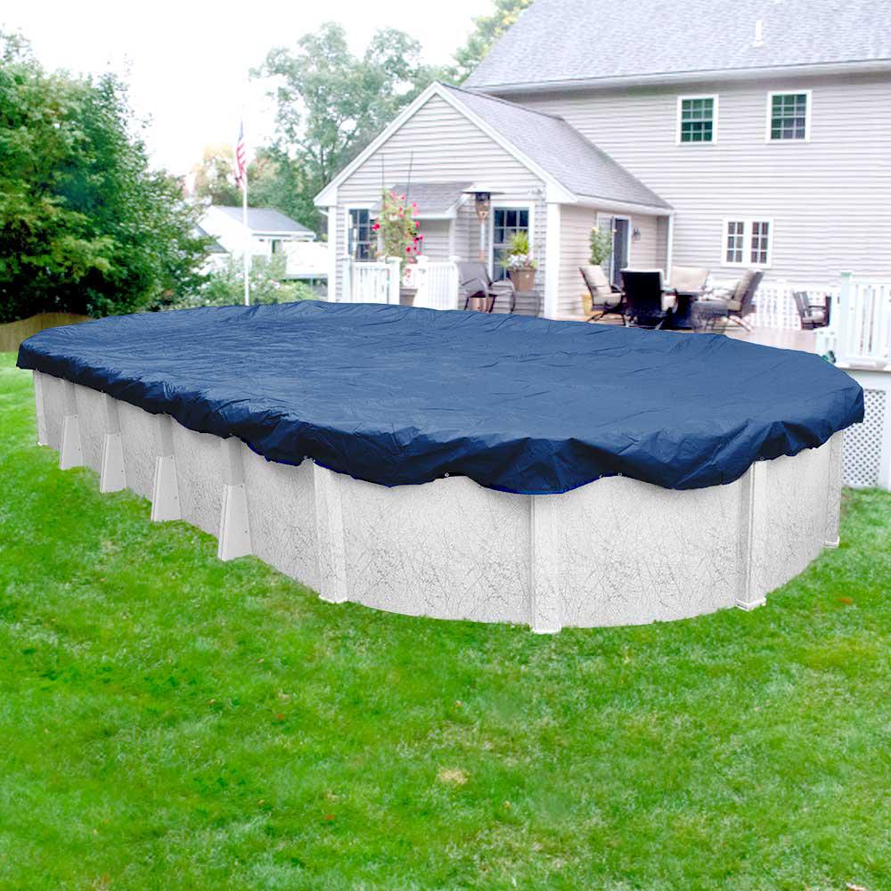 Robelle Olympus 21 ft. x 41 ft. Pool Size Oval Blue Solid Winter Above ... Robelle Olympus 21 ft. x 41 ft. Pool Size Oval Blue Solid Winter Above ...