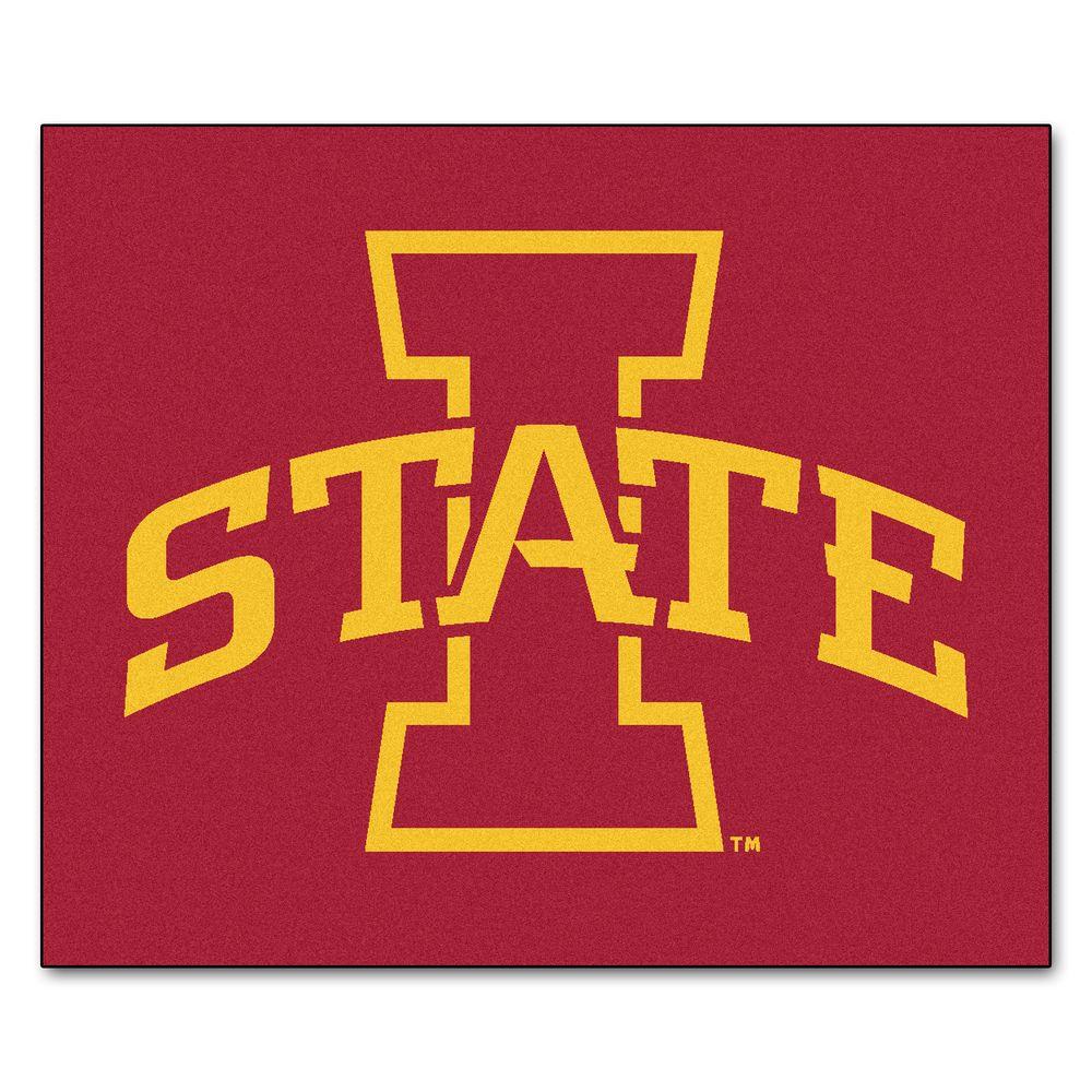 FANMATS Iowa State University 5 ft. x 6 ft. Tailgater Rug-13 - The Home ...