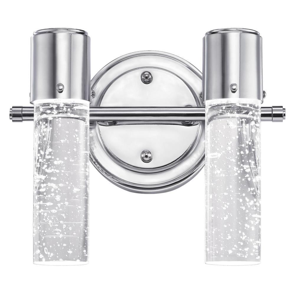 Westinghouse Cava 15-Watt Chrome Integrated LED Wall Mount Bath Light ...