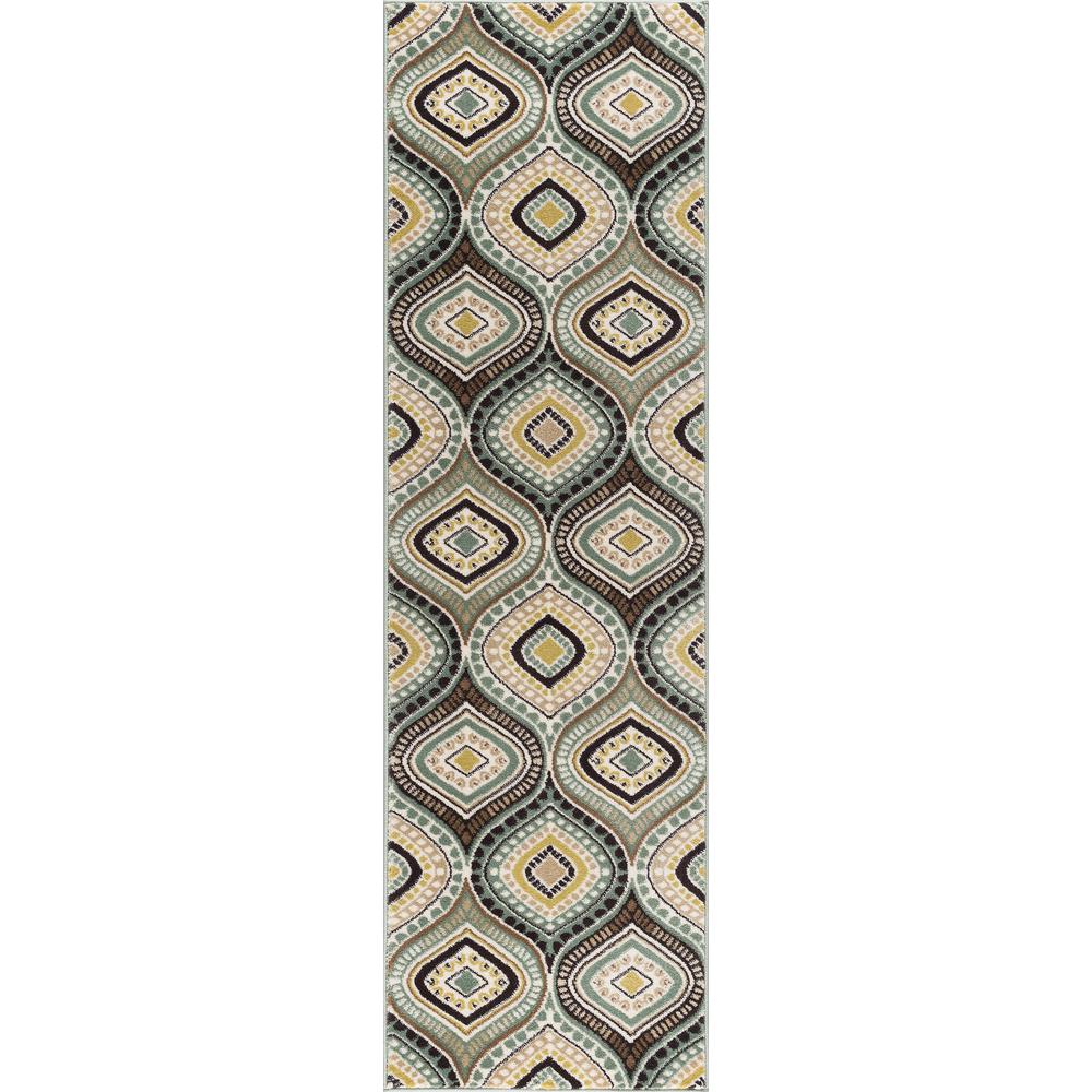 Unbranded Shaggy Gray 2 ft. x 7 ft. Runner Rug-25562 - The Home Depot