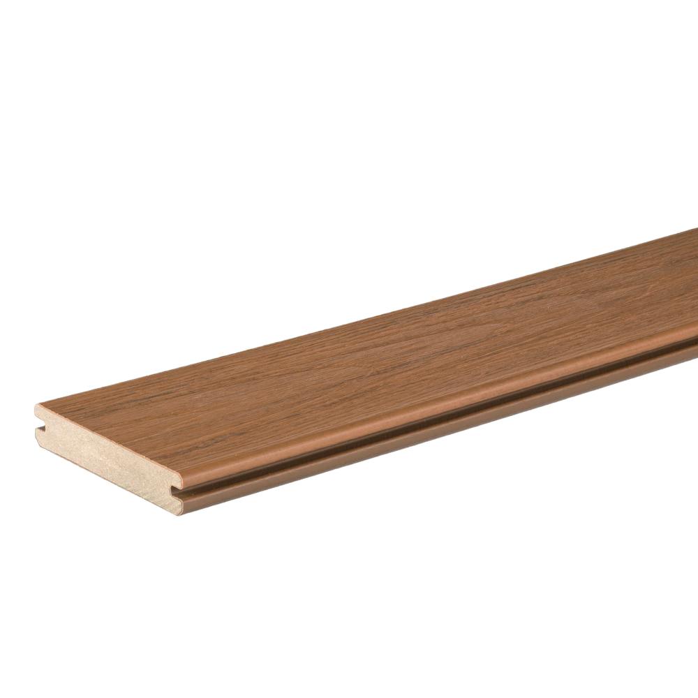 Deckorators Tropics 12-ft Tidal Gray Grooved Composite Deck Board ...