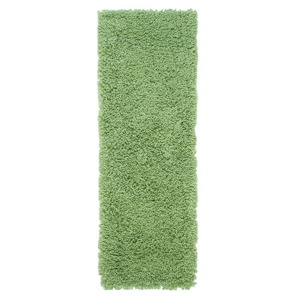 Home Decorators Collection Ultimate Shag Lime Green 3 ft. x 10 ft ...