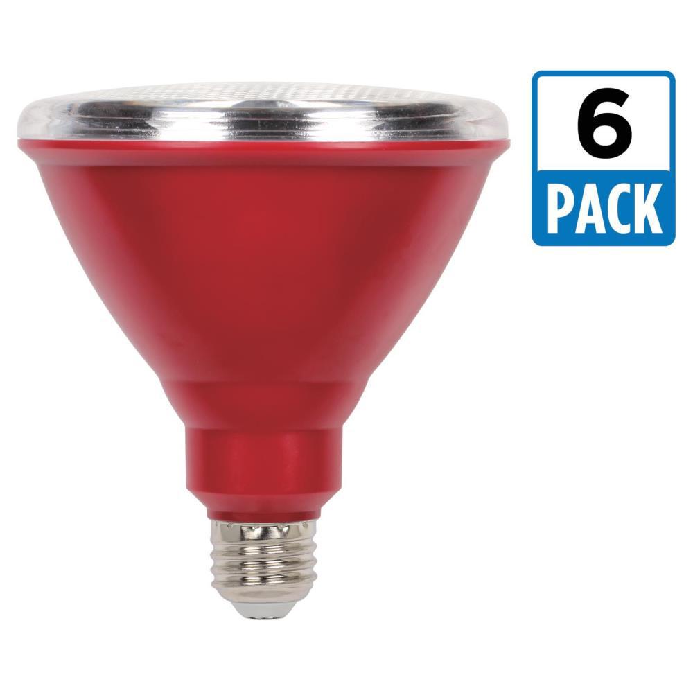 Westinghouse 100W Equivalent Red PAR38 LED Weatherproof Flood Light ...