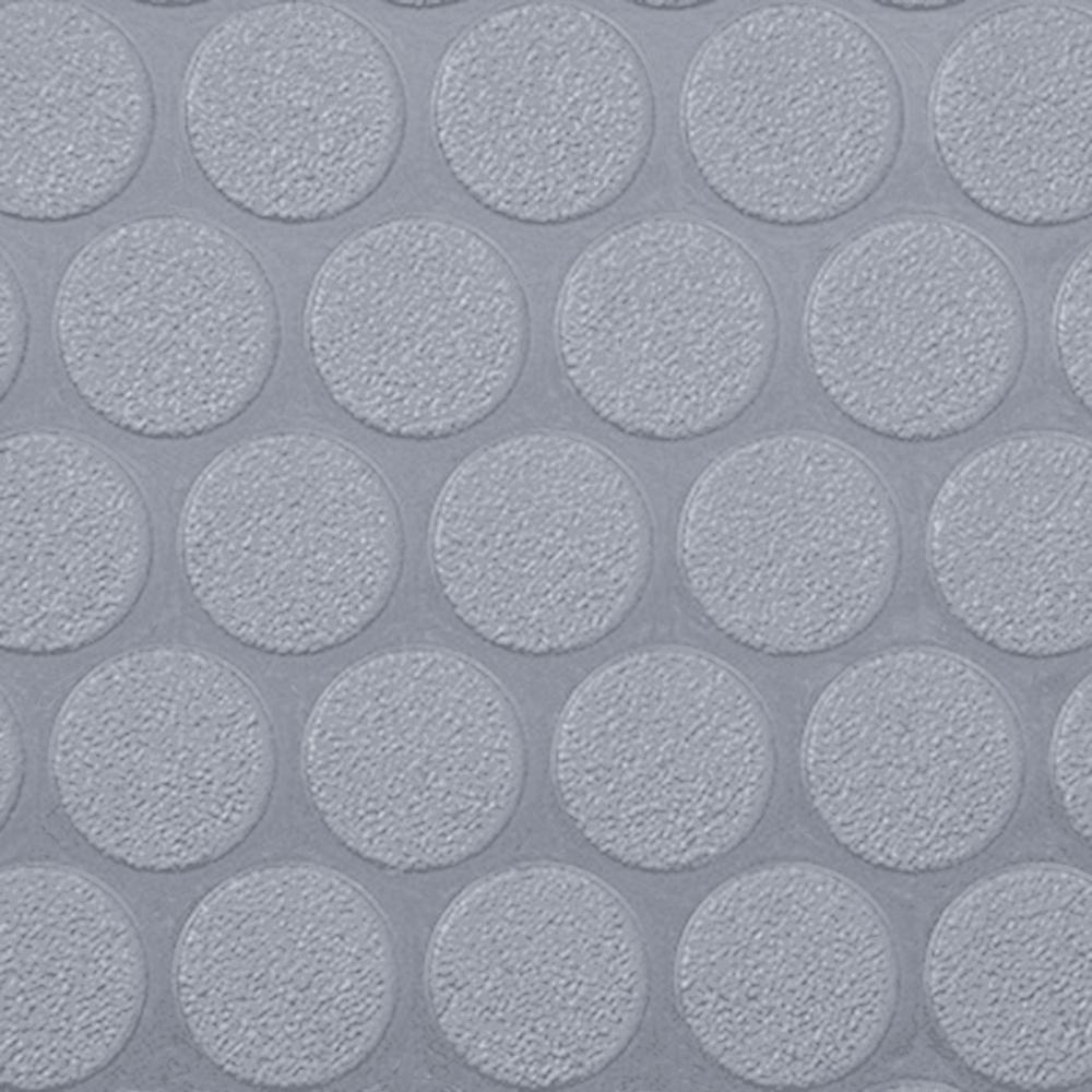 G Floor Small Coin 7 5 Ft X 17 Ft Slate Grey Commercial Grade Vinyl