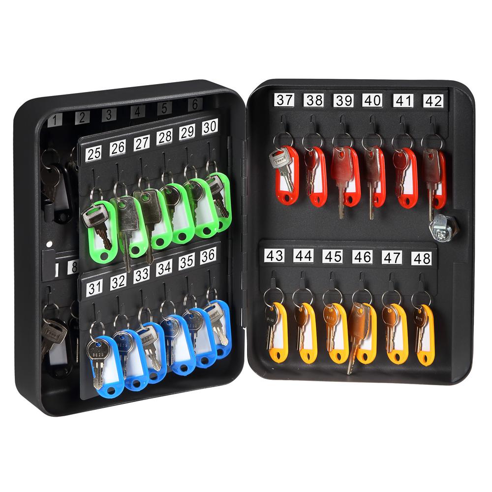 Honeywell 48 Key Steel Security Box-6106 - The Home Depot