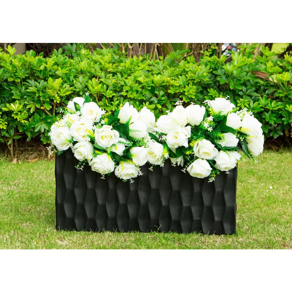 Rectangular - Black - Plant Pots - Planters - The Home Depot