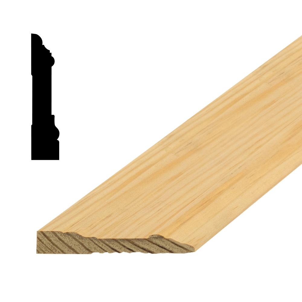 American Wood Moulding WM 351 11/16 in. x 2-1/2 in. Primed MDF Casing ...