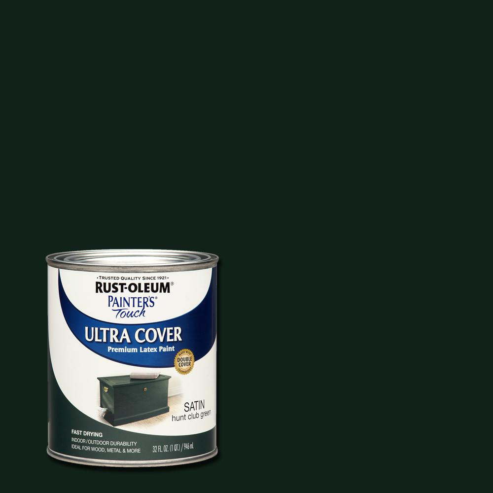 Rust-Oleum Painter's Touch 32 oz. Ultra Cover Satin Hunt Club Green ...