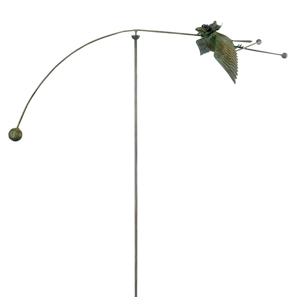 Owl Bird Family Metal Garden Wind Spinner Balance Stake Owls Home ...