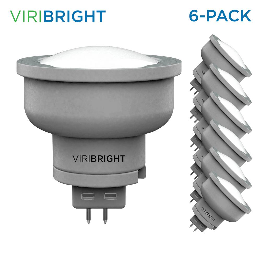 Viribright 35-Watt Equivalent (6000K) MR16 Non-Dimmable GU5.3 Base ...