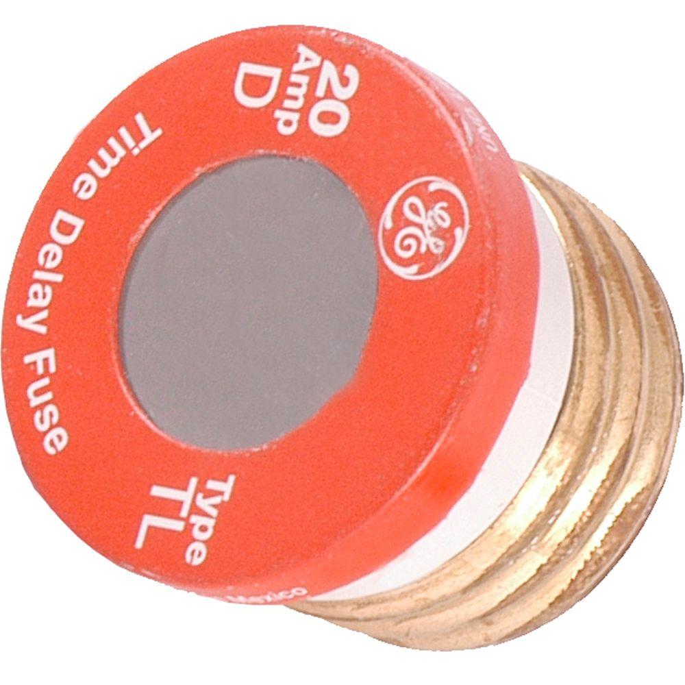 GE 20 Amp Type Time Delay Fuse 2 Pack 18251 The Home Depot