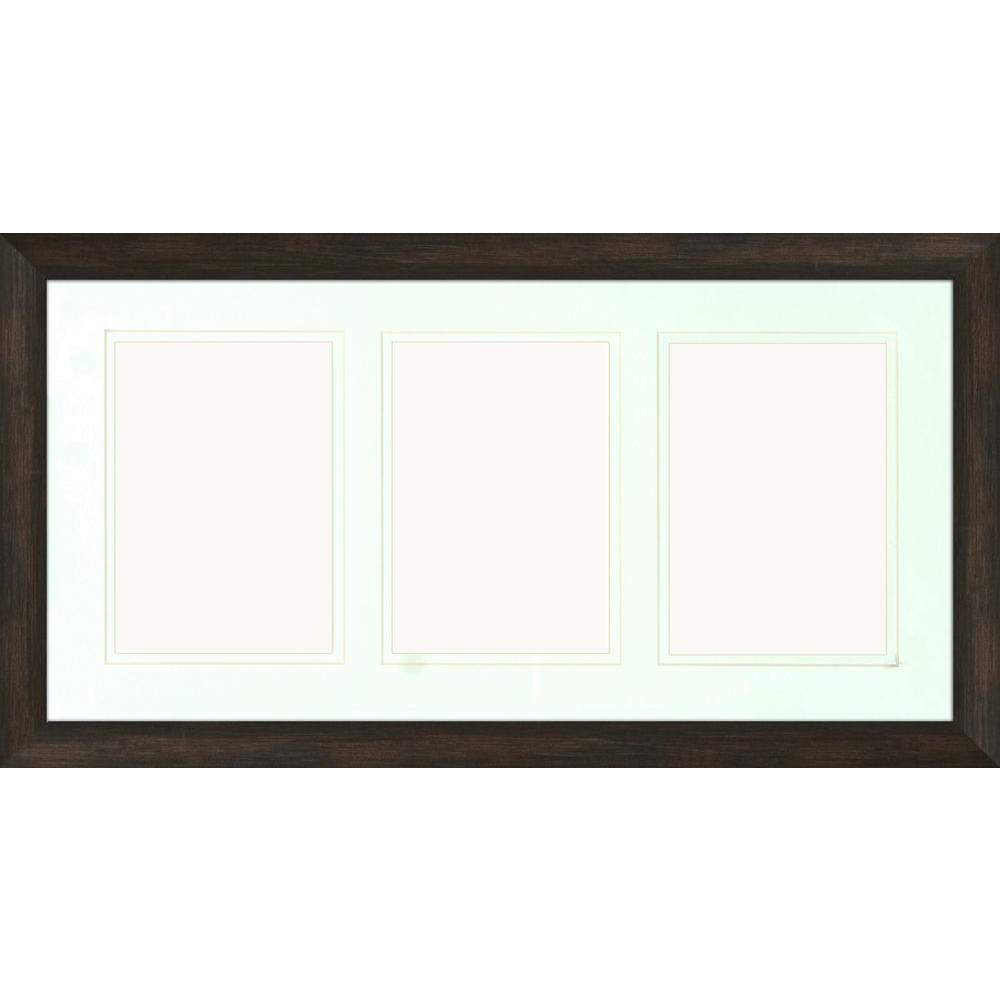 PTM Images 3-Opening Holds (3) 5 in. x 7 in. Matted Brown Photo Collage ...