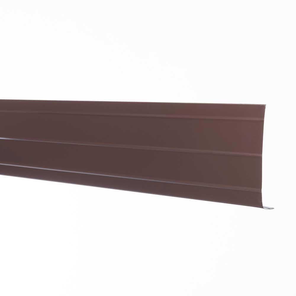 Gibraltar Building Products 6 in. x 12 ft. Royal Brown Aluminum Smooth ...
