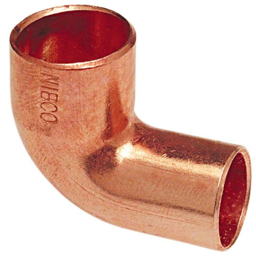 1 2 In Copper 90 Degree FTG X C Street Elbow C6072HD12 The Home Depot