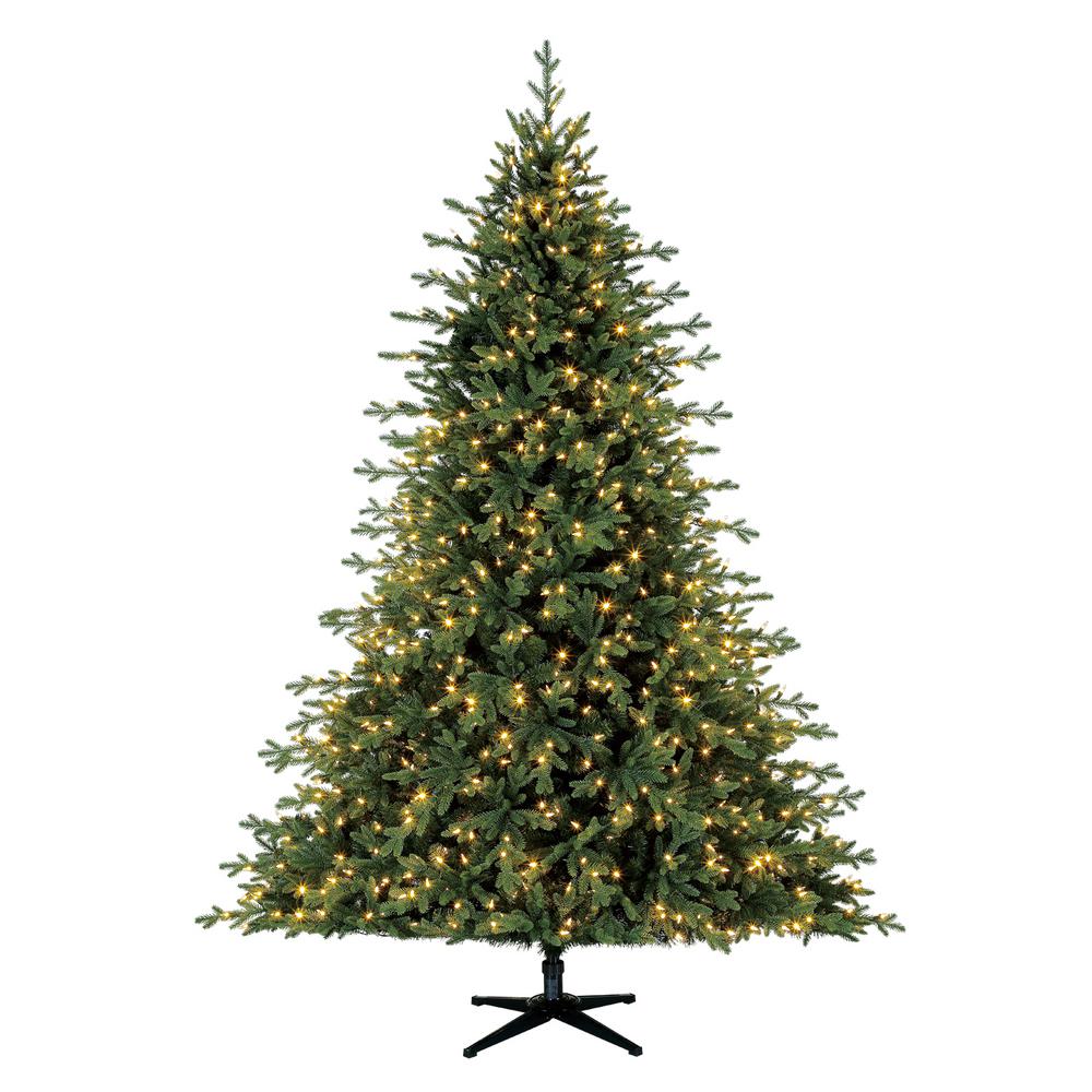 Home Accents Holiday 7.5 ft. Pre-Lit LED Northern Gale Spruce ...