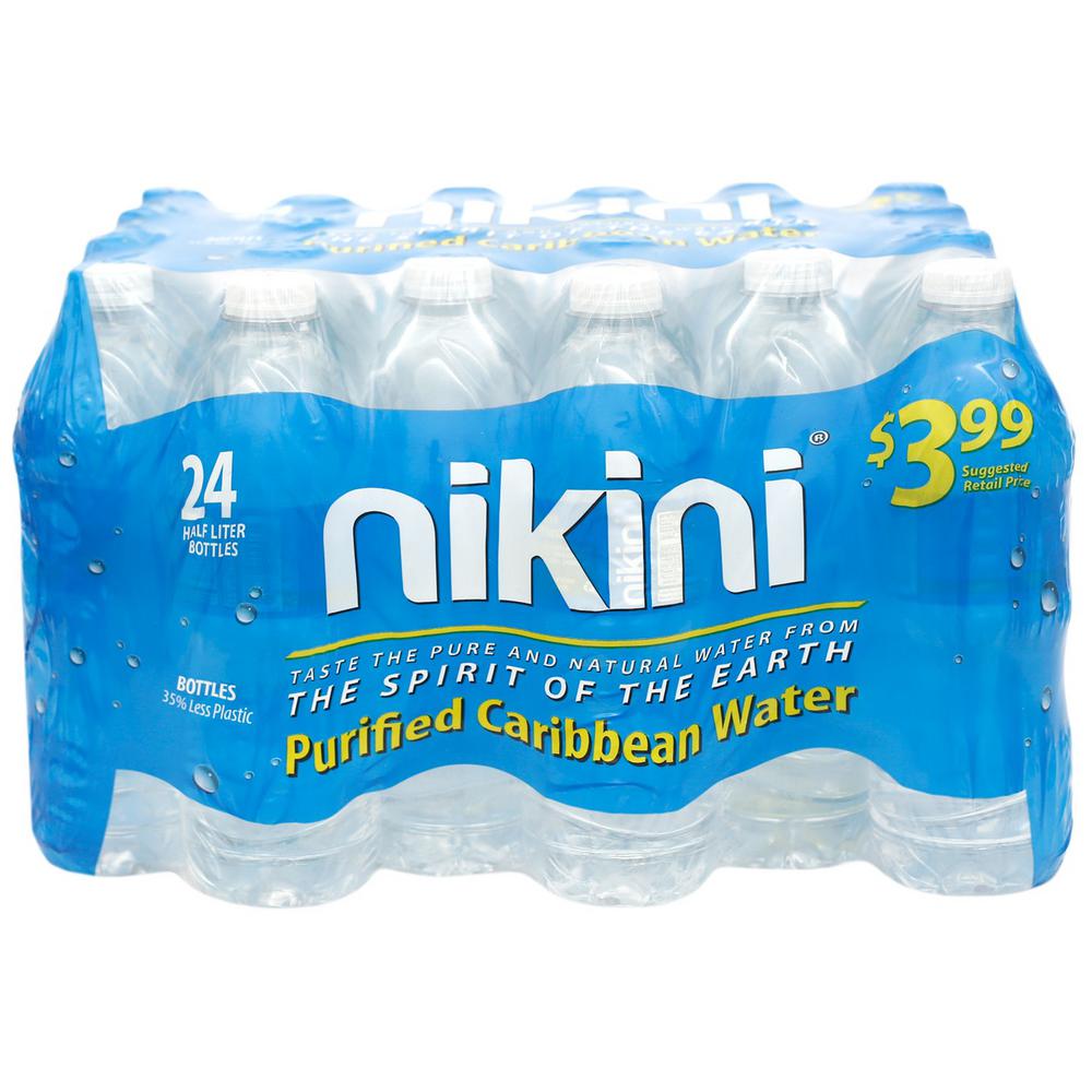 Nikini 16.9 fl. oz. Purified Caribbean Water (24-Pack)-8425 - The Home ...