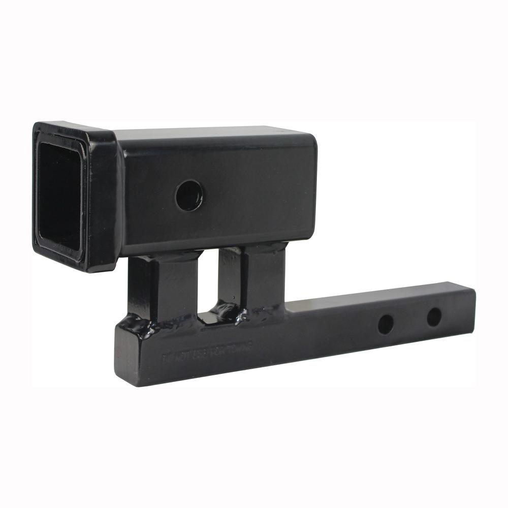 MaxxHaul Hitch Adapter with 4 in. Rise and 3-3/8 in. Drop for Class I ...