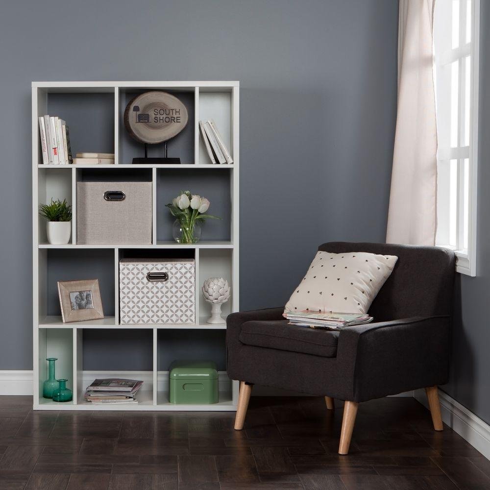 South Shore Reveal Pure White Open Bookcase-8050153K - The Home Depot