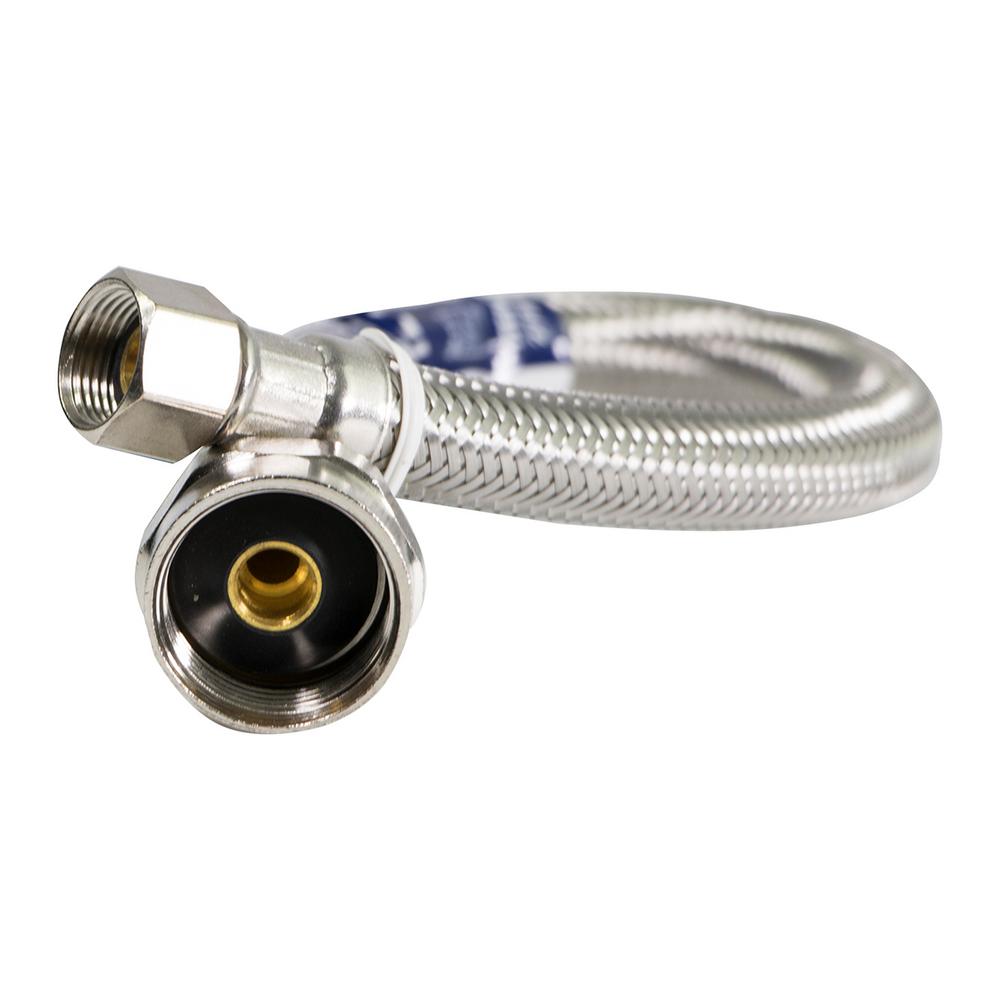 The Plumber s Choice Toilet Connector Water Line 3 8 In X 7 8 In