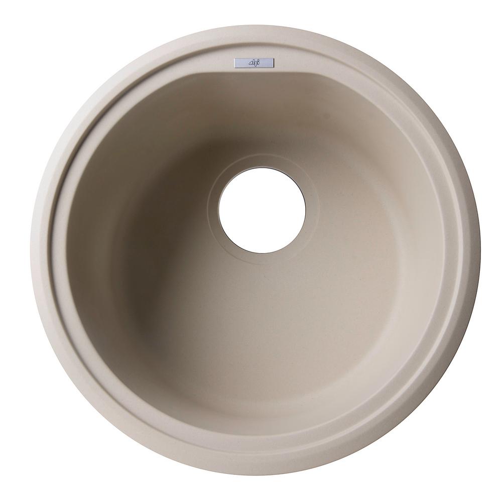 ALFI BRAND Drop-In Granite Composite 31.13 in. 1-Hole 50/50 Double Bowl ...