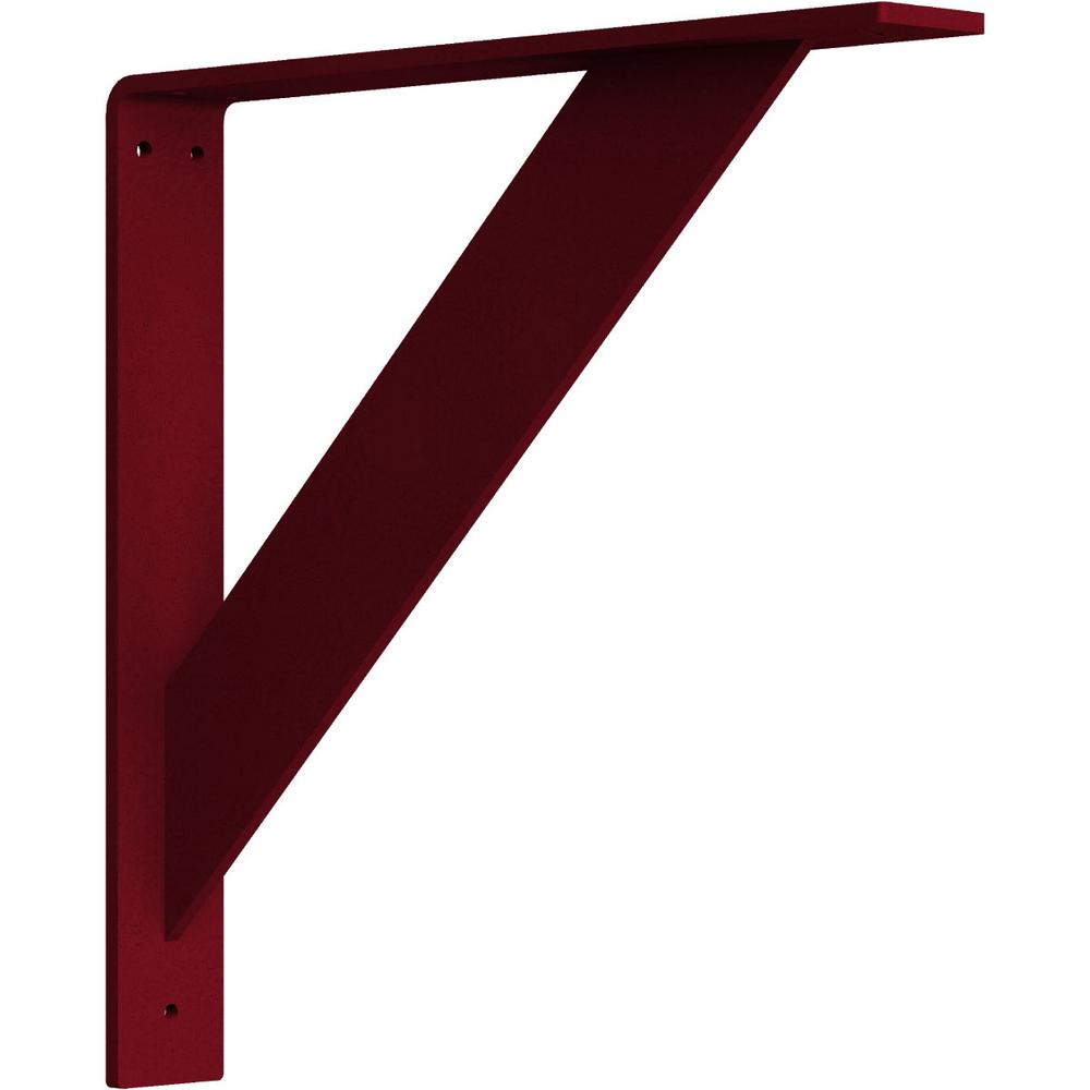 Ekena Millwork 2 In X 14 In X 14 In Steel Hammered Bright Red Ekena Millwork 2 In X 14 In X 14 In Steel Hammered Bright Red