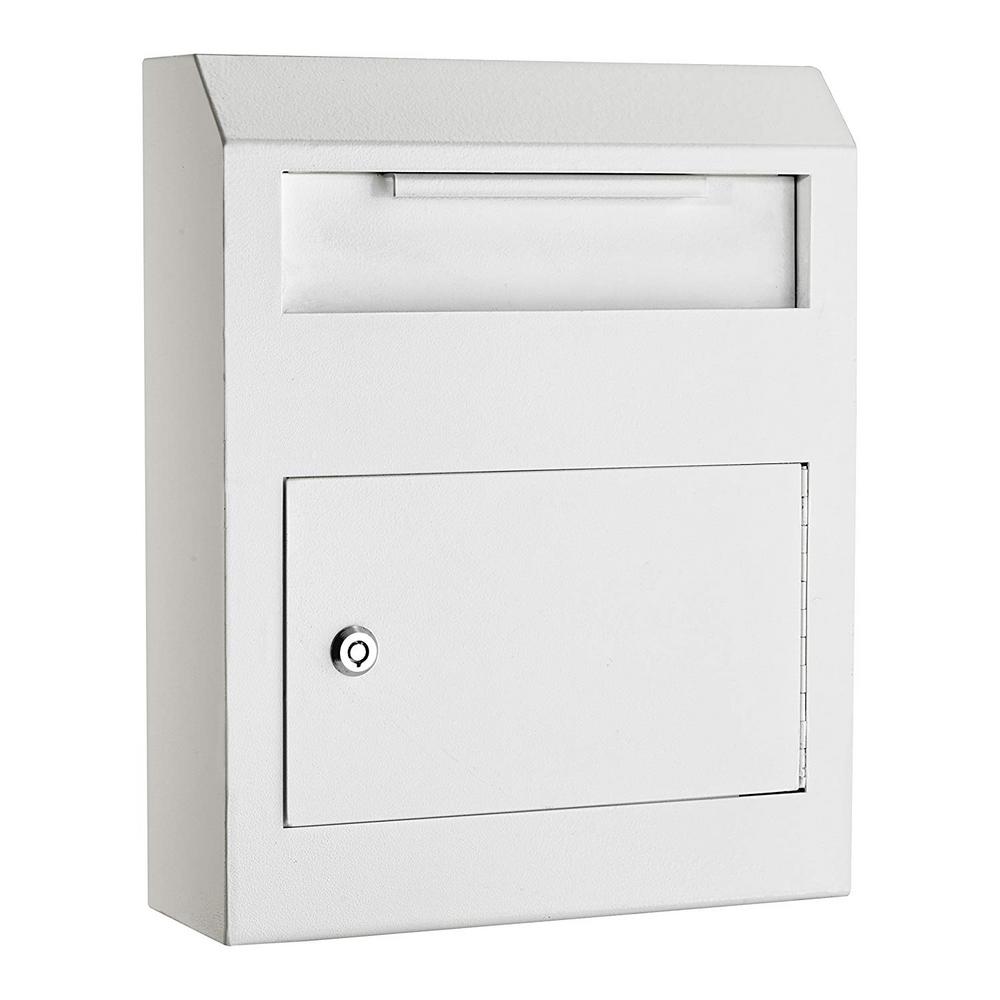 AdirOffice White Heavy-Duty Secured Safe Drop Box-631-07-WHI - The Home ...