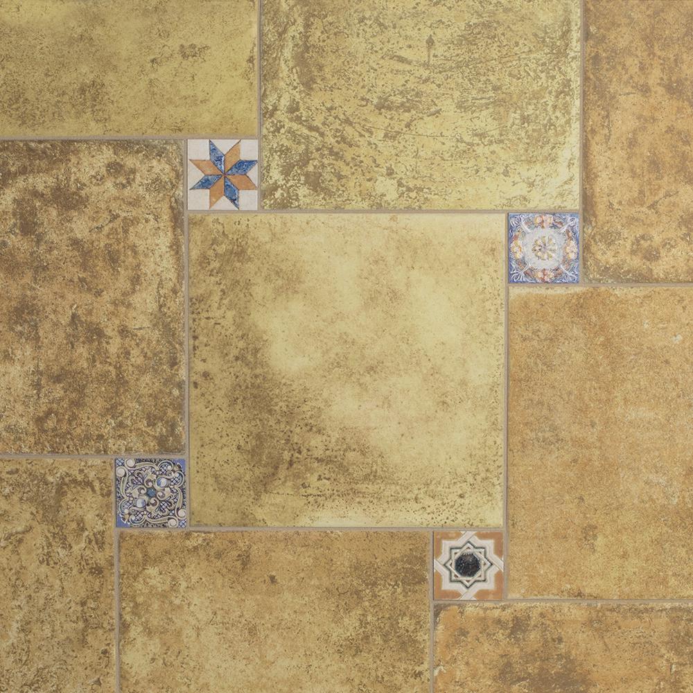 Merola Tile Avila Cotto and Avila Arenal Taco Pattern Ceramic Floor and ...