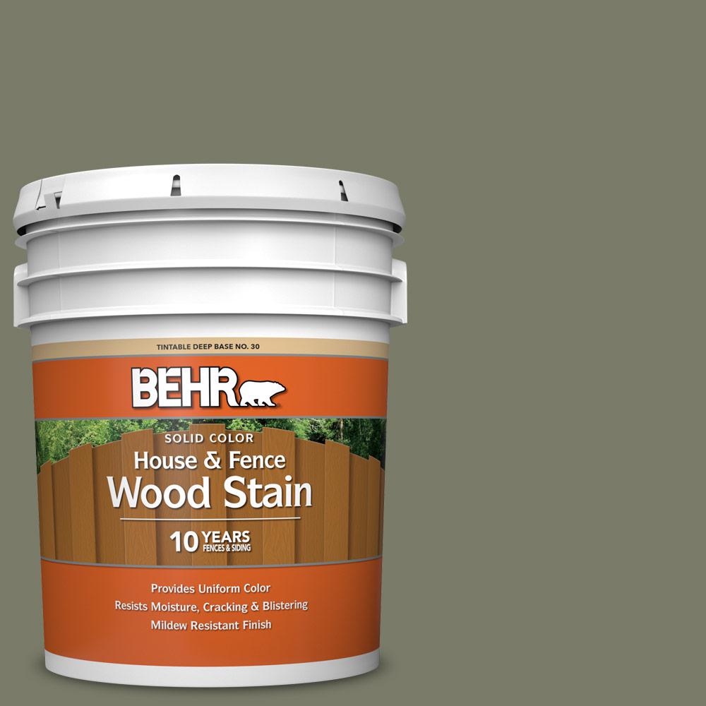 BEHR 5 gal. #SC-138 Sagebrush Green Solid Color House and Fence ...
