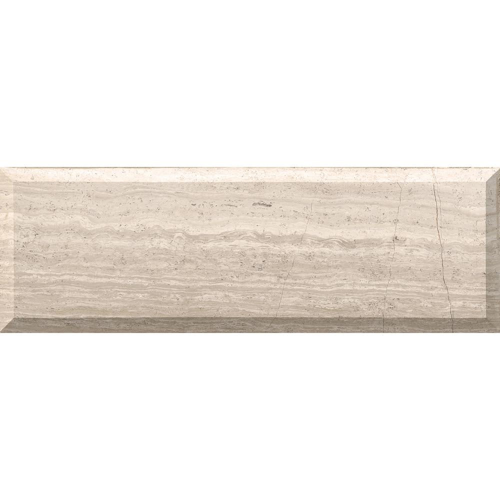 MSI White Oak 4 in. x 12 in. Honed Marble Floor and Wall Tile (2 sq. ft ...