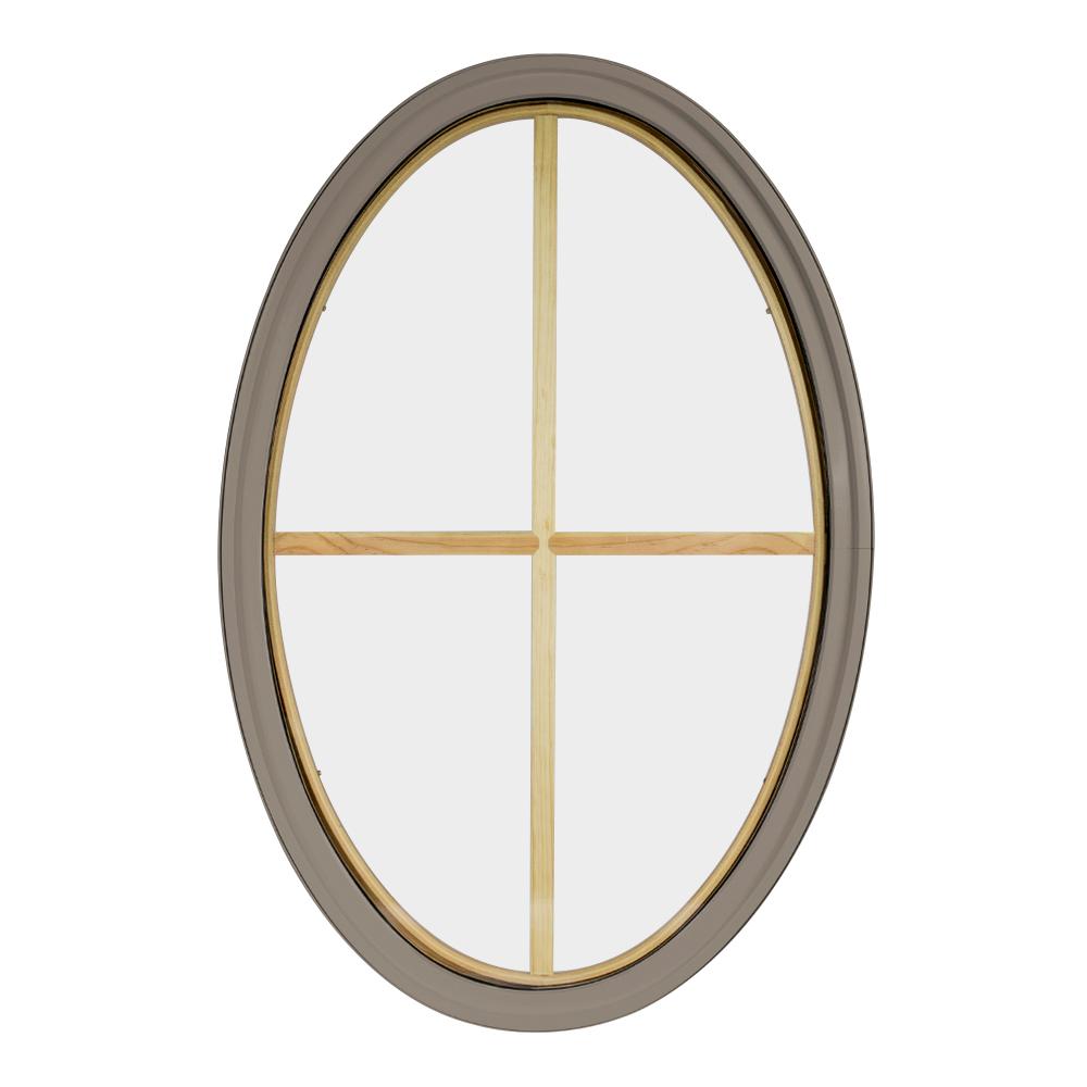 FrontLine 24 in. x 36 in. Oval Sandstone 6-9/16 in. Jamb 3-1/2 in ...