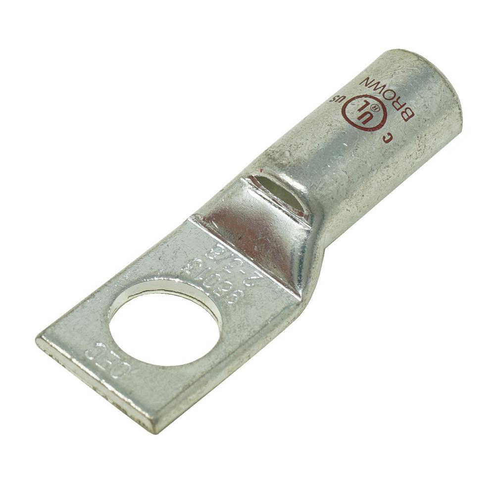 Southwire Copper Compression Lug for #2 Stranded Wire, Brown-65178540 ...