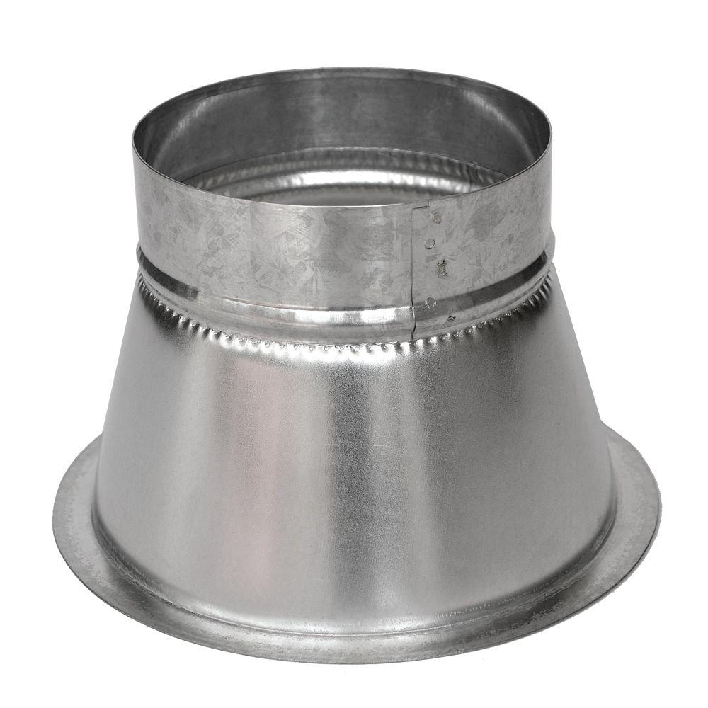 Speedi-Products 6 in. Diameter Round Duct 90 Degree Saddle Take Off ...