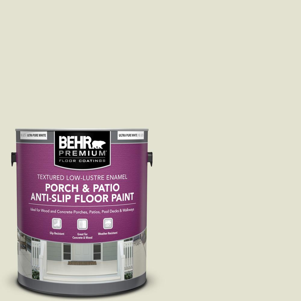 BEHR Premium 1 gal. #400E-2 Turtle Dove Textured Low-Lustre Enamel ...