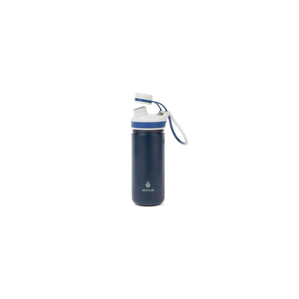 Manna Ranger Pro 18 oz. Navy Double Wall Stainless Steel Bottle-HD18618 ...