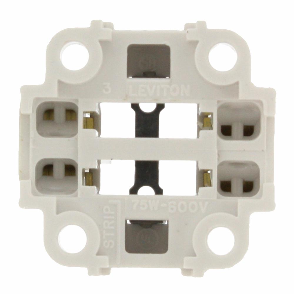 Leviton 75W G24q-1 Lamp Base 10W/13W 4-Pin Screw-Down Compact ...