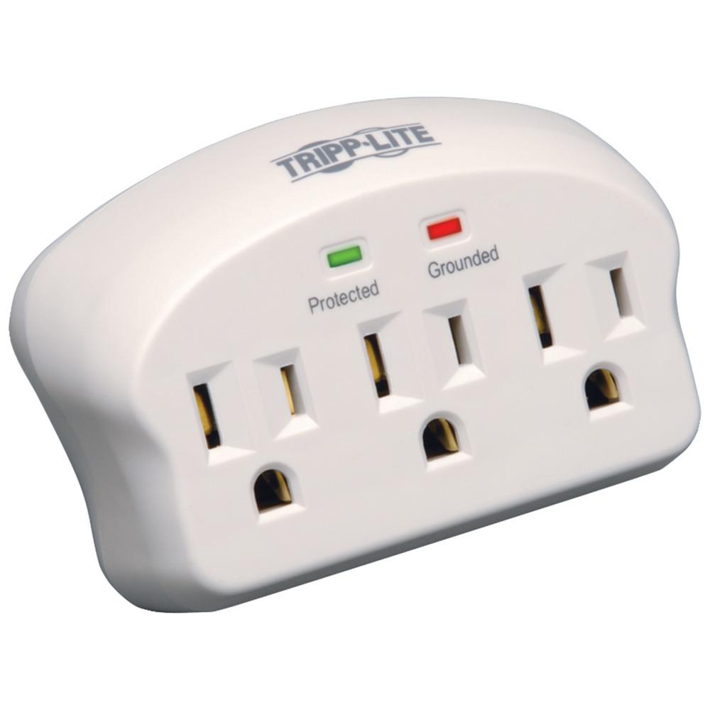 Tripp Lite Direct Plug-in 3-Outlet Surge Protector-SK3-0 - The Home Depot