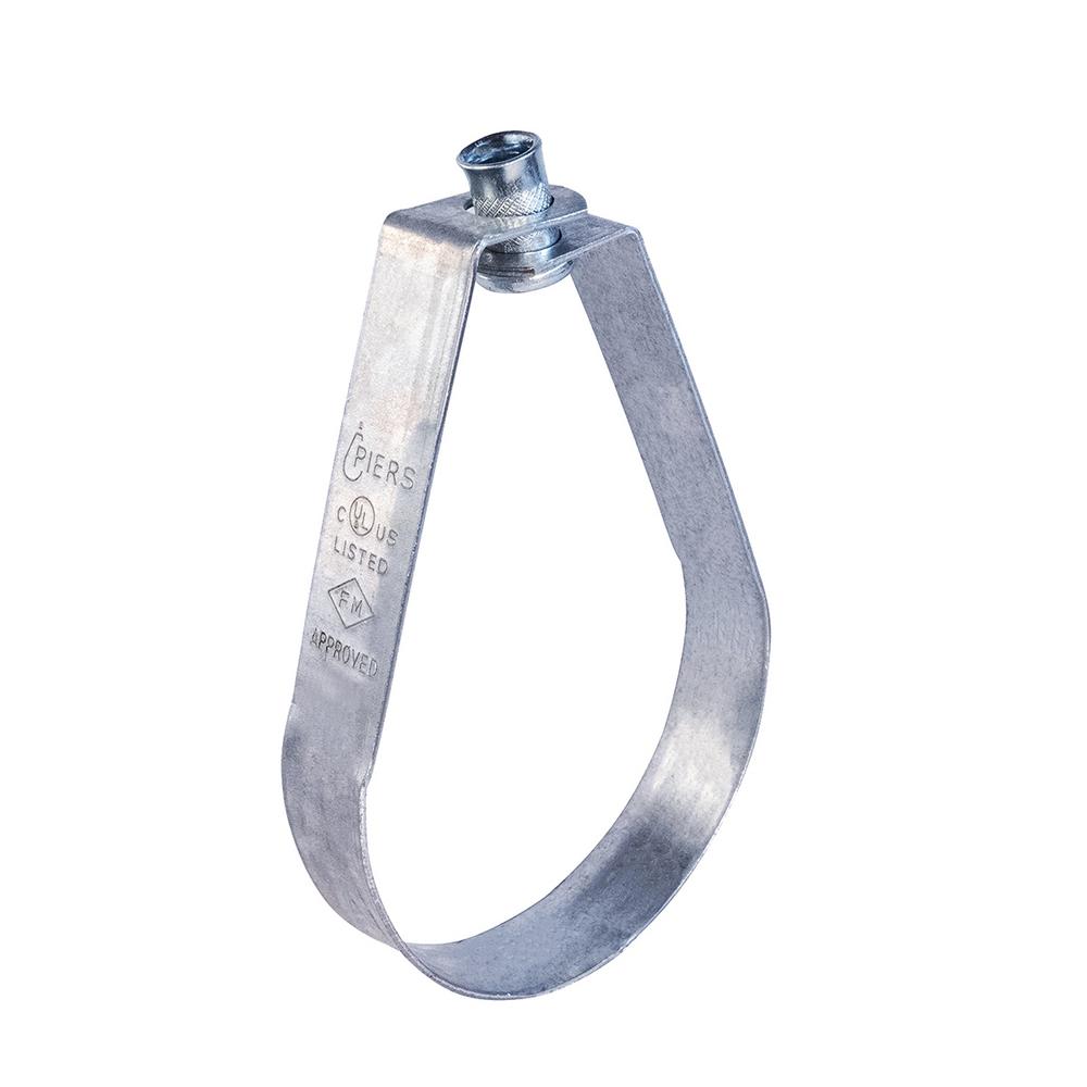 The Plumber s Choice 1 1 2 In Swivel Loop Hanger For Vertical Pipe