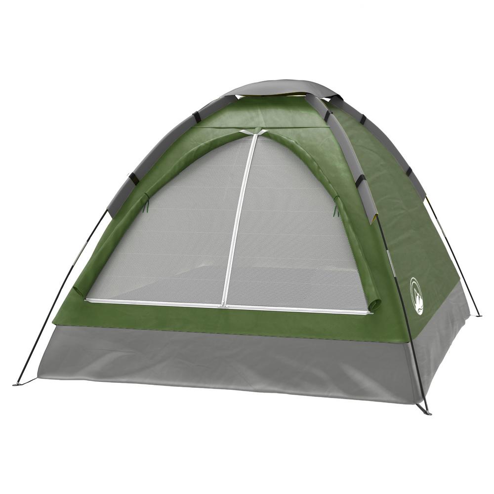 Wakeman Outdoors 2-Person Leafy Green Happy Camper Tent-M470010 - The ...