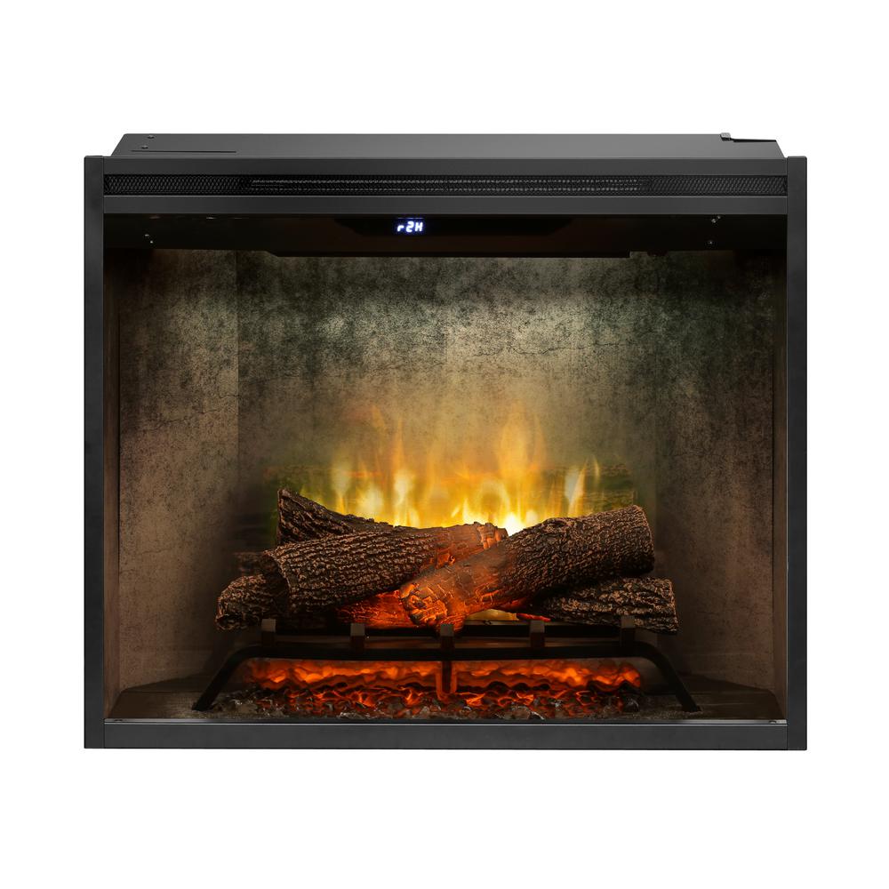 Dimplex Revillusion 30 in. Built-In Electric Firebox Insert Weathered ...