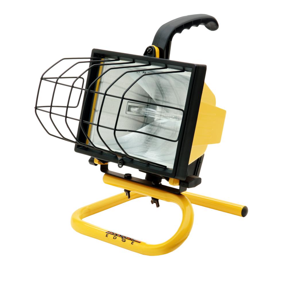 Globe Electric 500W Portable Halogen Yellow Work Light-6050401 - The ...
