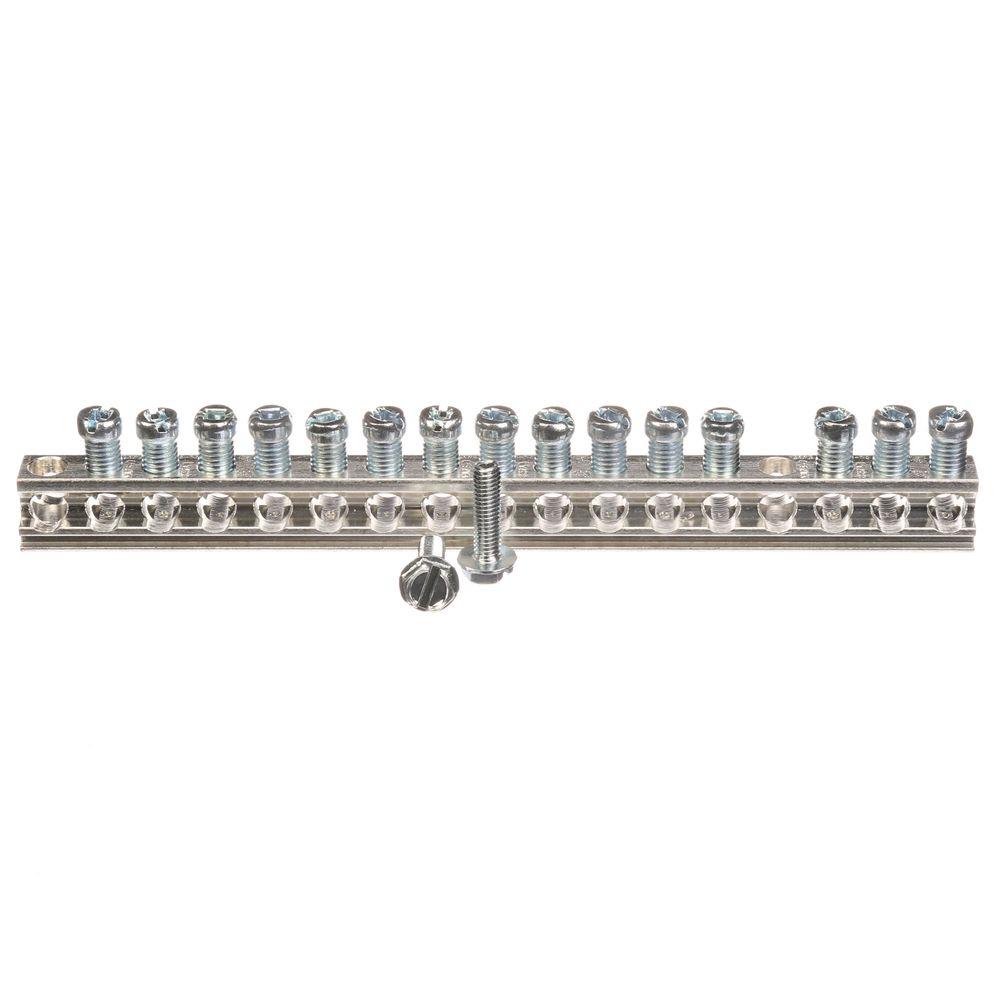 Siemens 15 Position Ground Bar Kit-EC2GB15P - The Home Depot