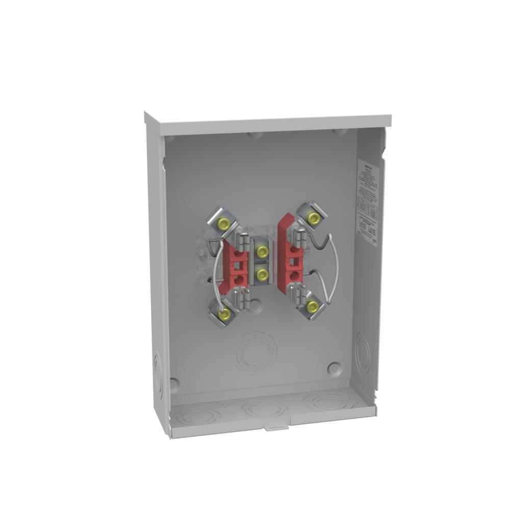 Milbank 400 Amp 4 Terminal Ring-Type Link Bypass Overhead Meter Socket ...