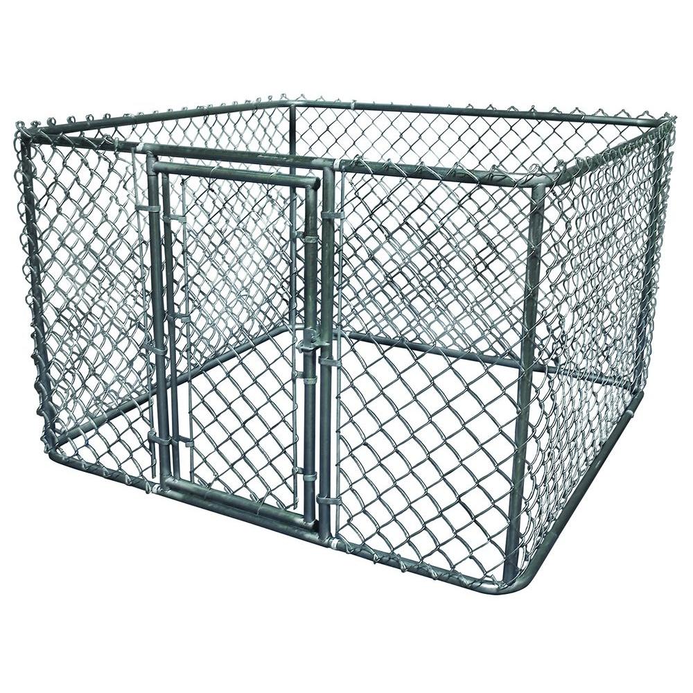 K-9 Kwik Dog Kennel 6 ft. x 6 ft. x 4 ft. Galvanized Steel Boxed Kennel ... K-9 Kwik Dog Kennel 6 ft. x 6 ft. x 4 ft. Galvanized Steel Boxed Kennel ...