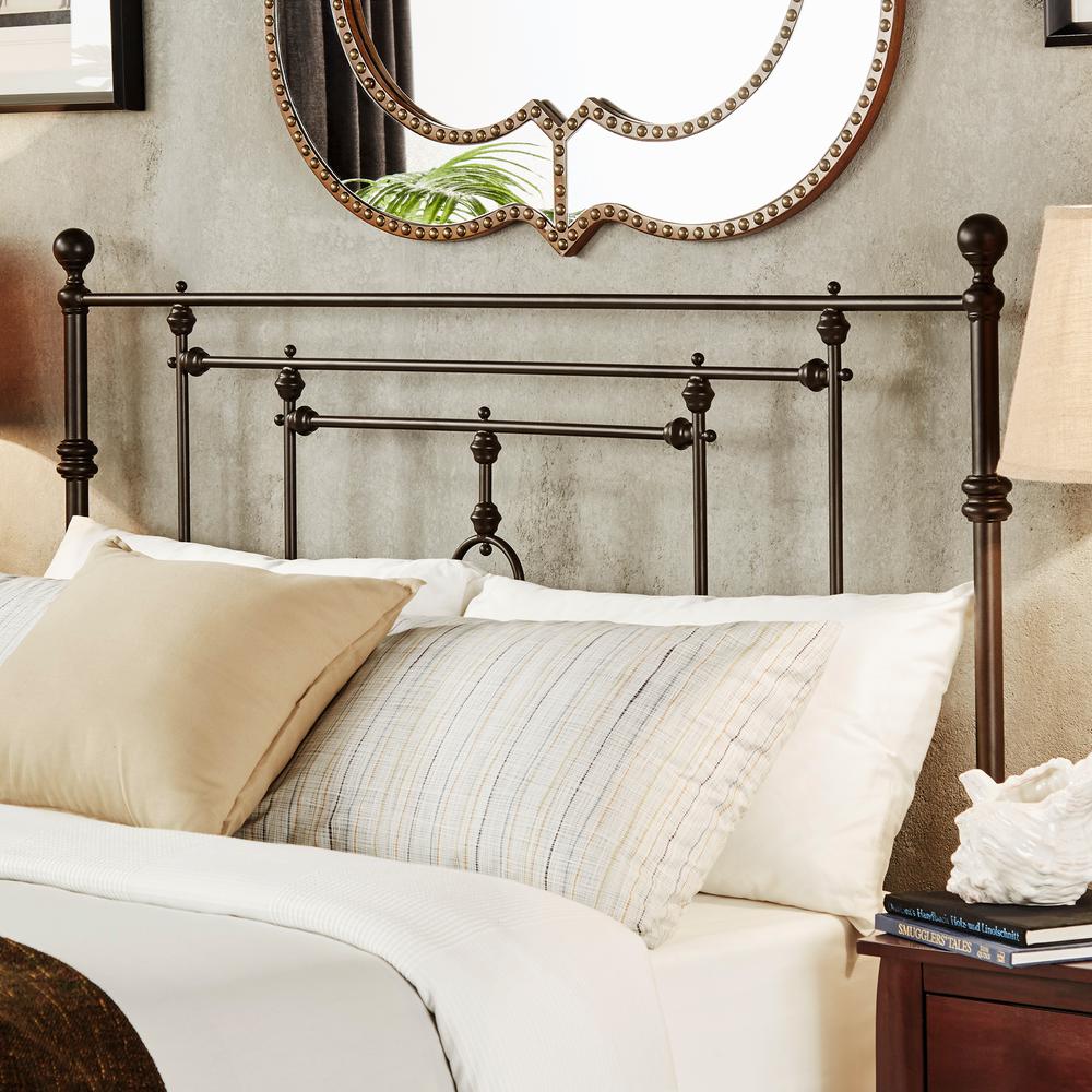 HomeSullivan Sienna Hills Bronzed Black King Headboard 40E343BK 1 The HomeSullivan Sienna Hills Bronzed Black King Headboard 40E343BK 1 The