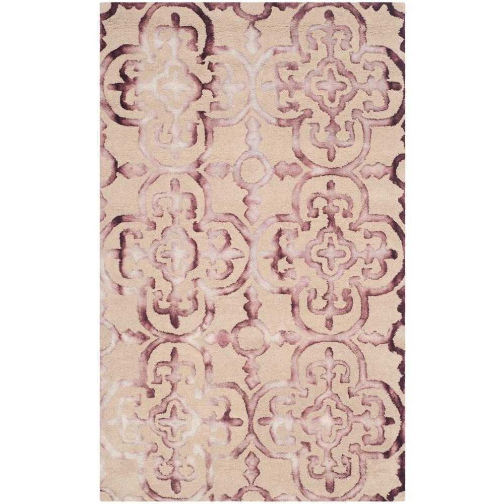 Safavieh Dip Dye Beige/Maroon 3 ft. x 5 ft. Area Rug-DDY711G-3 - The ...
